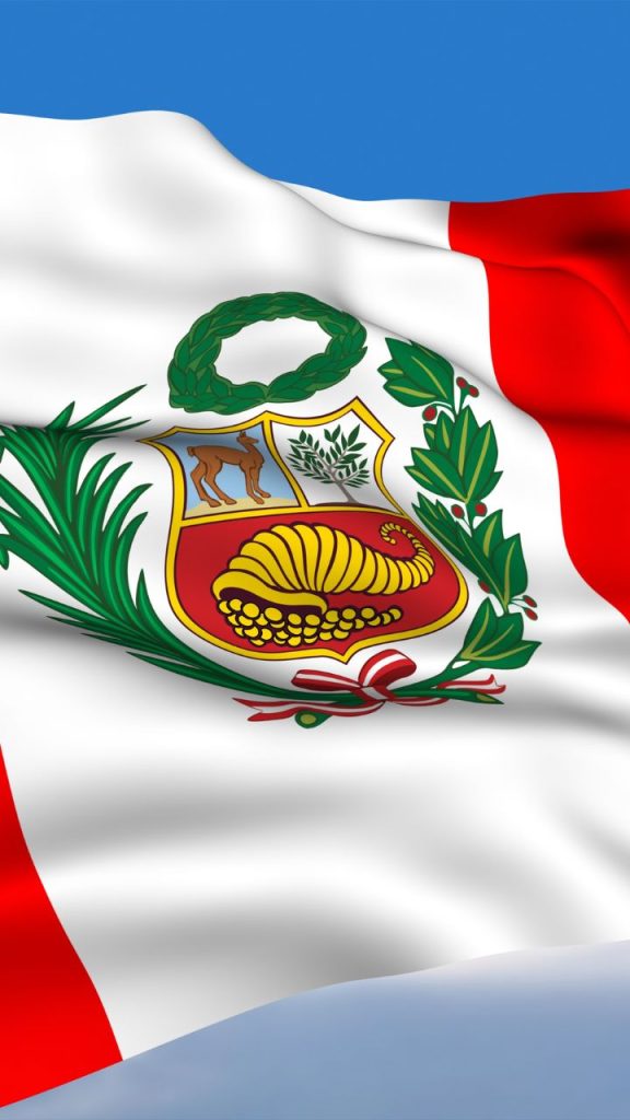 Bandera de Peru Wallpaper para fondo | DESCARGA GRATIS