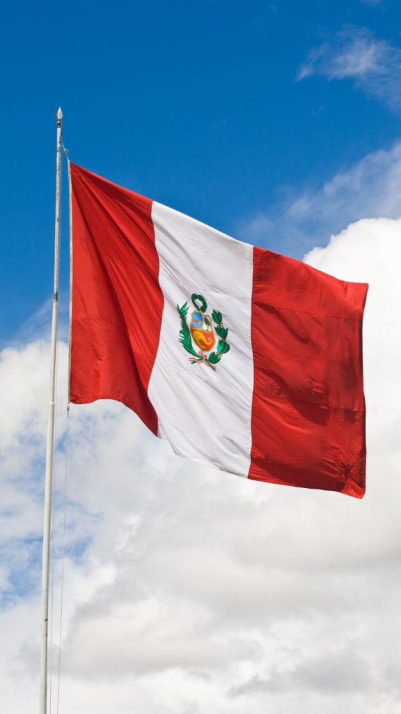 Bandera de Peru Wallpaper para fondo | DESCARGA GRATIS