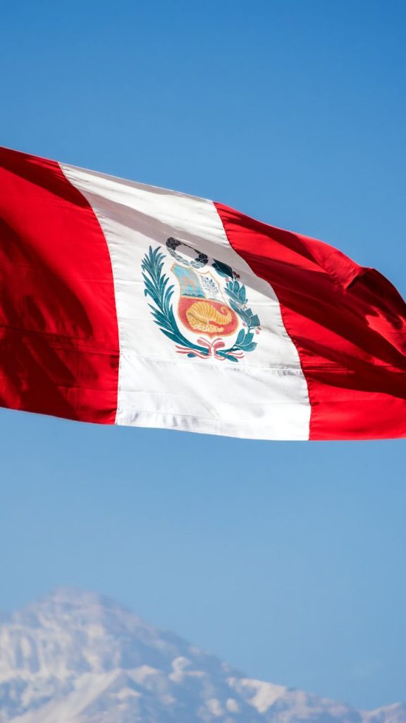 Bandera de Peru Wallpaper para fondo | DESCARGA GRATIS